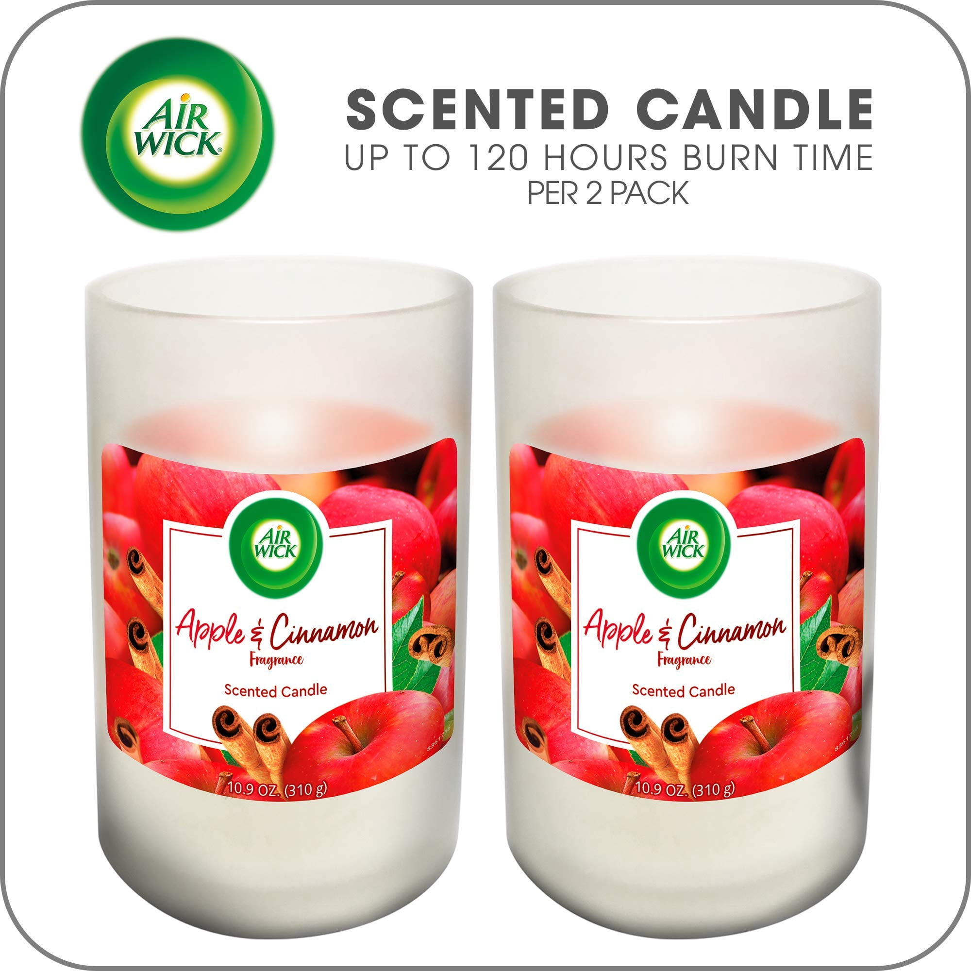 Air Wick Scented Candles, Aromatherapy Candles Jar, Apple and Cinnamon ...