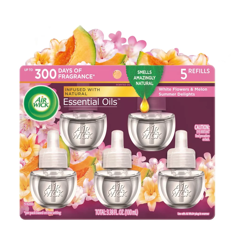 Air Wick Scented Oil Summer Delights Air Freshener Refill - 3.38 fl oz ...