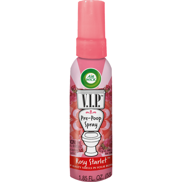 Air Wick V.I.P. Pre-Poop Toilet Spray, 1.85 oz (Travel Size), Rosy ...