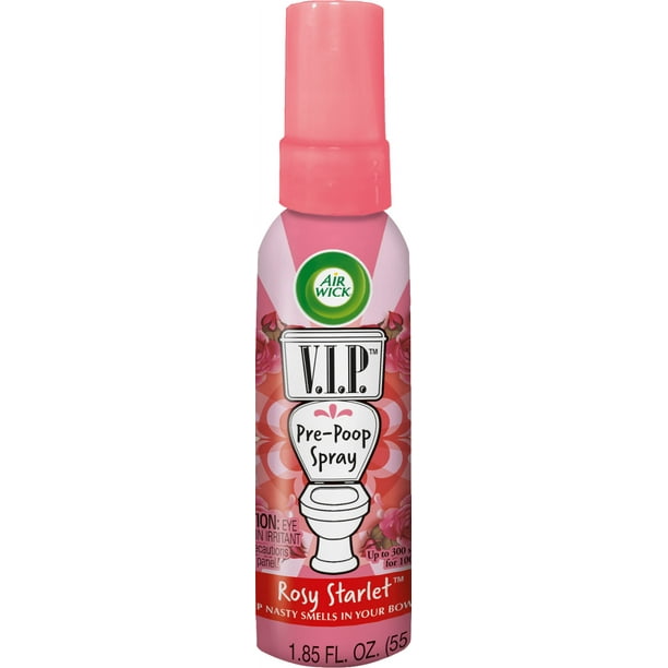 Air Wick V.I.P. Pre-Poop Toilet Spray, 1.85 oz (Travel Size), Rosy ...