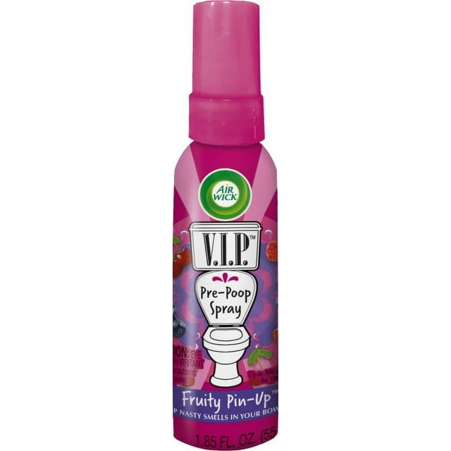 Air Wick VIP Odor Neutralizing Pre-Poop Toilet Spray, Berry Scent, 1 ...
