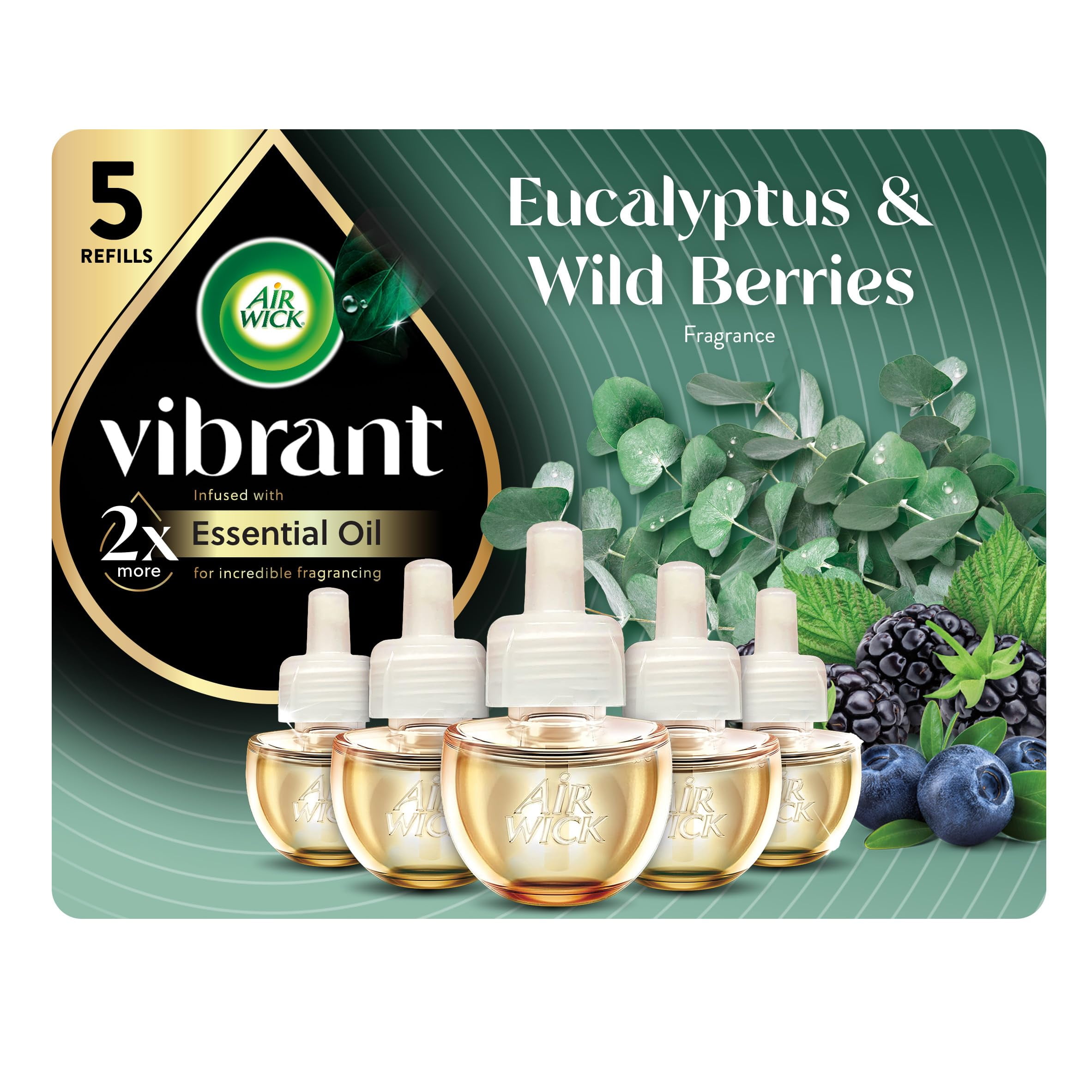 Air Wick Vibrant Plug In Scented Oil Refill, Infused with Essential ...