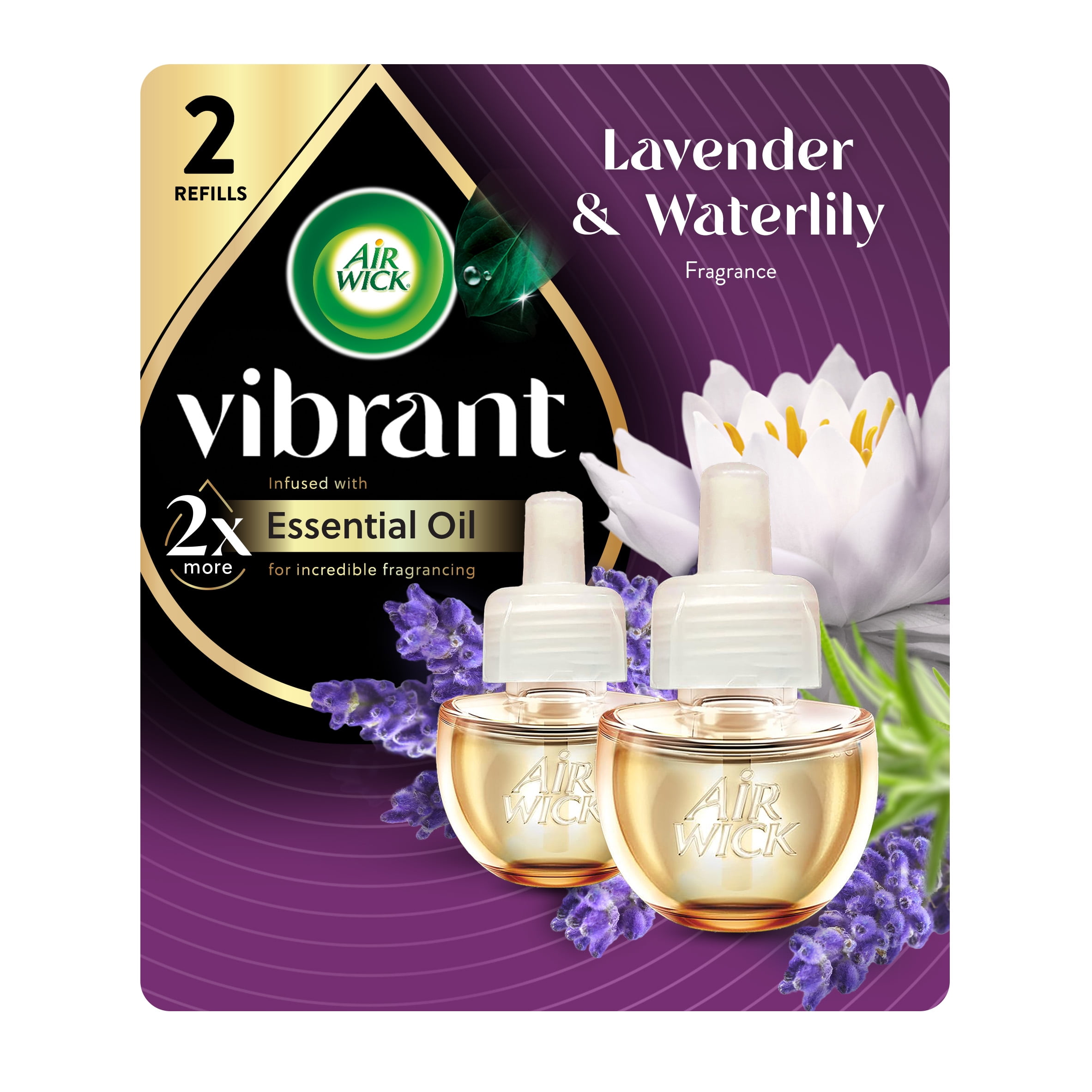 Air Wick Vibrant Plug-In Scented Oil Air Freshener Warmer Refills ...