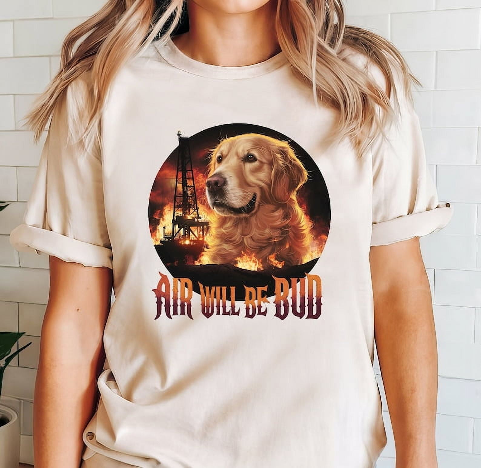 Air Will Be Bud Shirt Air Will Be Bud Meme Shirt Funny Dog Shirt Golden ...
