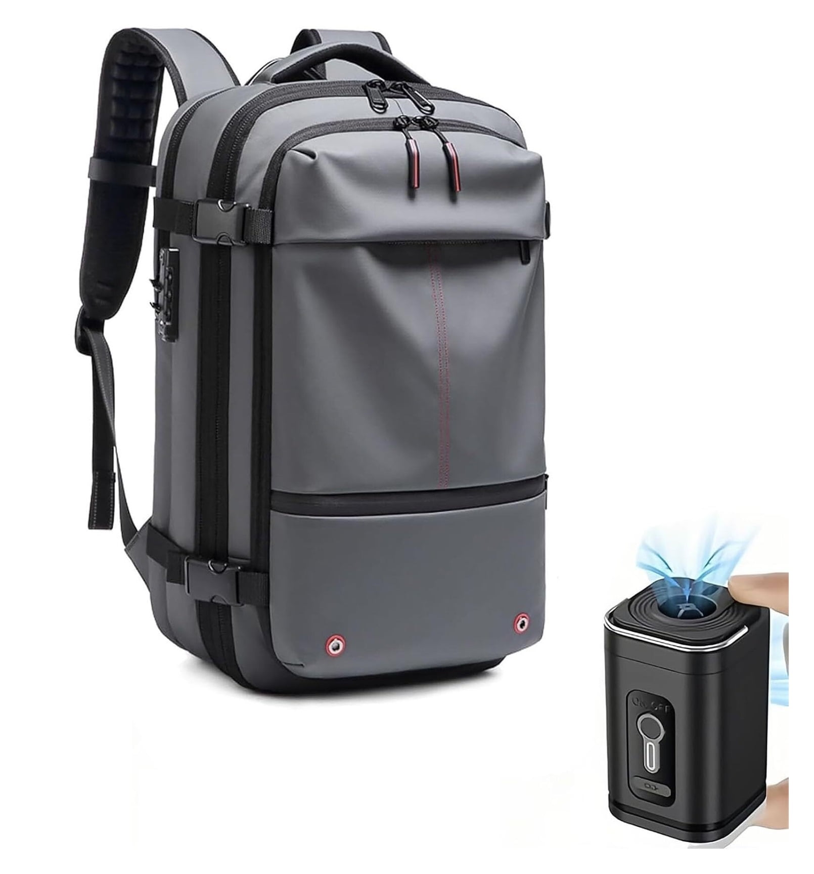 Air-back Backpack with 60LPump Air Vacuum Backpack for Travel with ...