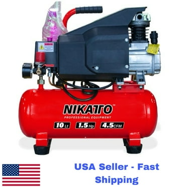 Hitachi 4 Gallon Portable Twin Stack Air Compressor - Walmart.com