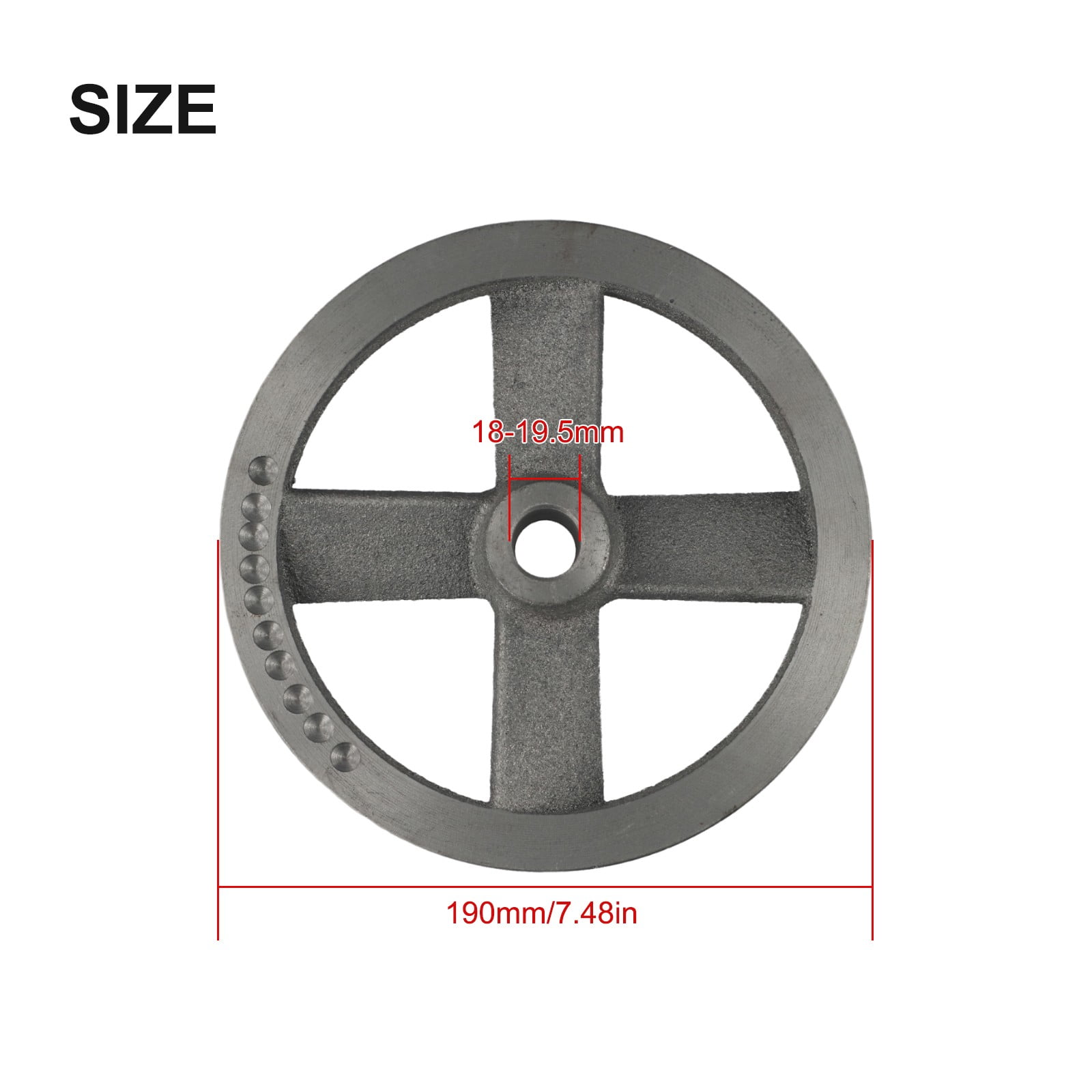 Air Compressor Pulley Accessories Belt Machine Head Single Groove ...