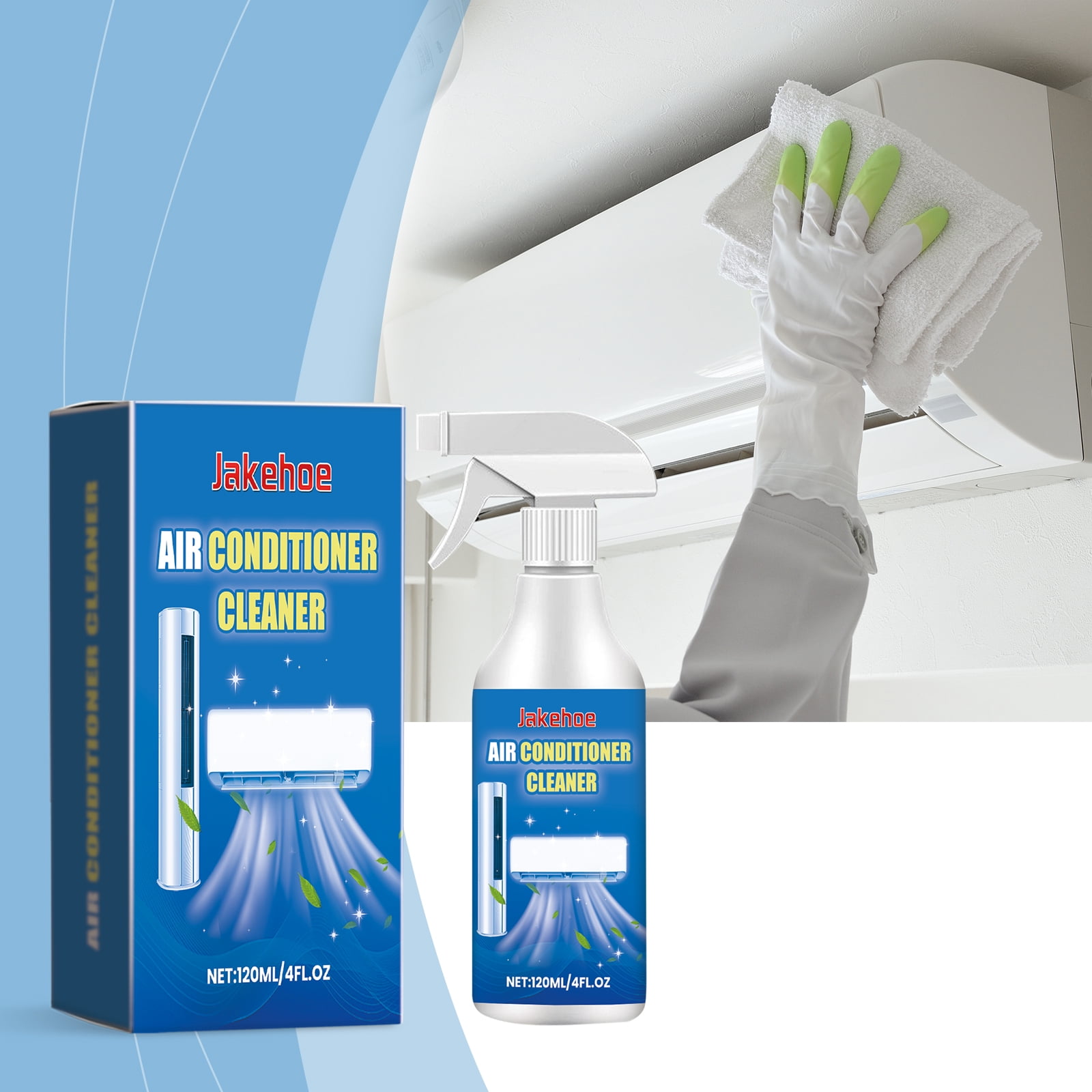 Air conditioner cleaning spray, specifically designed for indoor units ...