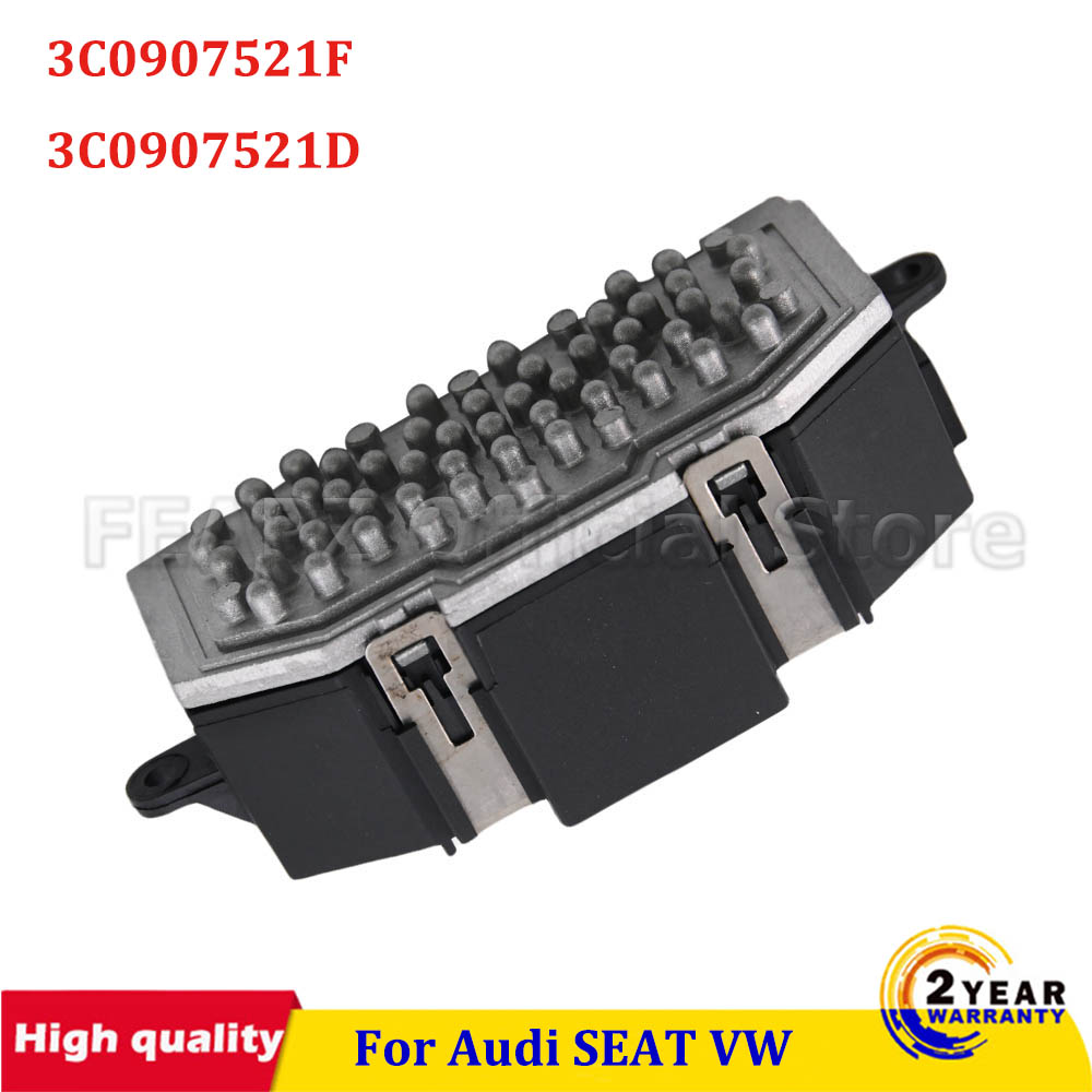 Air conditioning fan resistor for Audi, Rol'offre VW 3C0907521F ...