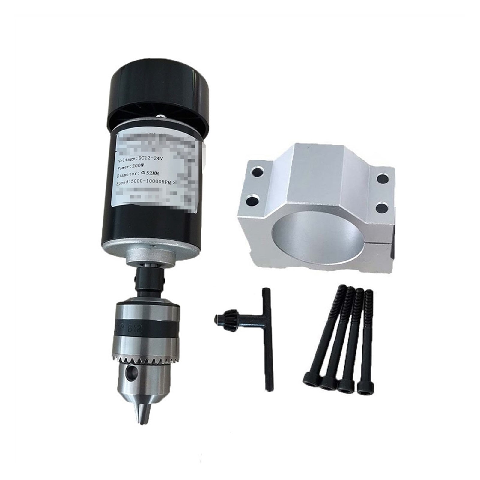 Air cooled 0.2kw Air cooled spindle Motor CNC 200W Spindle Motor ...