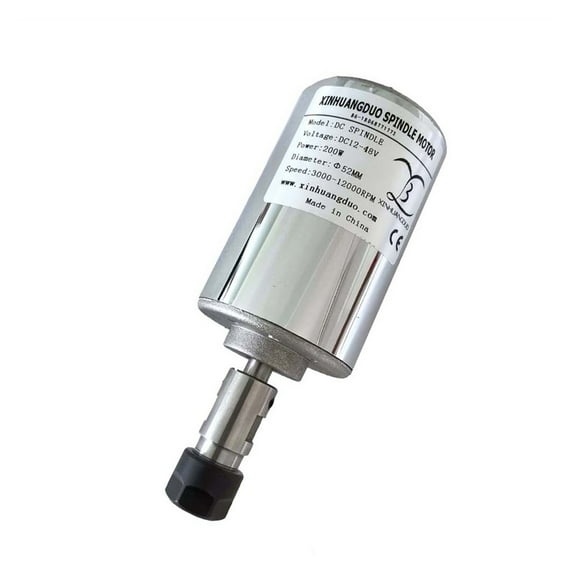 Air cooled 0.2kw CNC spindleMotor Kit ER11 chuck 200W Spindle Motor ...