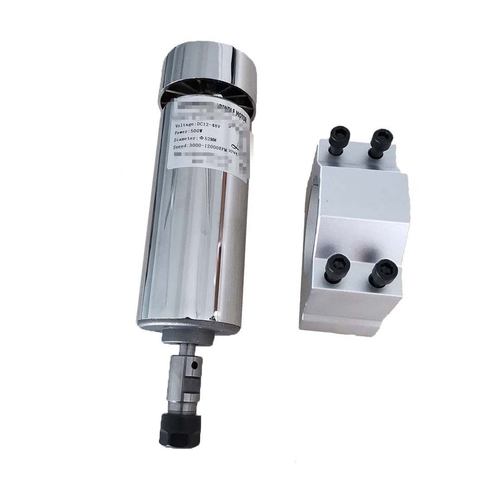 Air cooled 0.5kw CNC spindleMotor Kit ER11 chuck 500W Spindle Motor ...