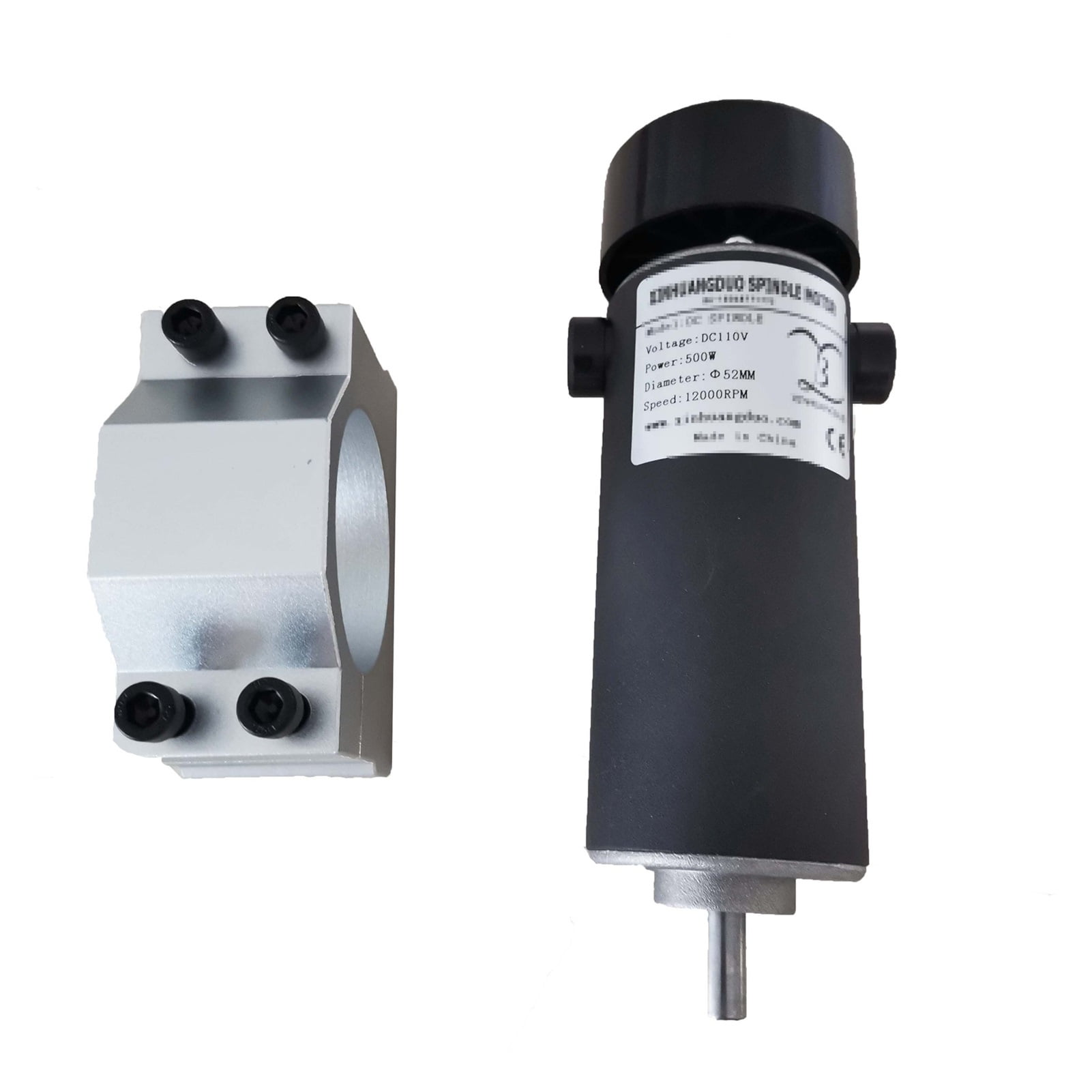 Air cooled 0.5kw CNC spindleMotor Kit Motor / fan 500W Spindle Motor ...