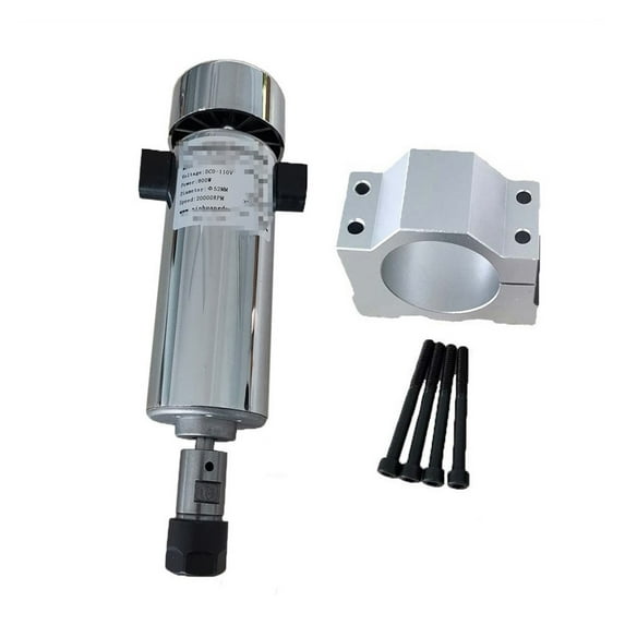 Air cooled 0.8kw DC110V 20000RPM CNC spindleMotor Kit ER16/ chuck 800W ...