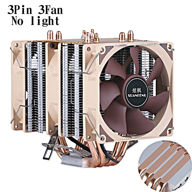 Air-cooled CPU Cooling Fan Twin Towers 4 Heat Pipe Cooler PWM Suitable ...