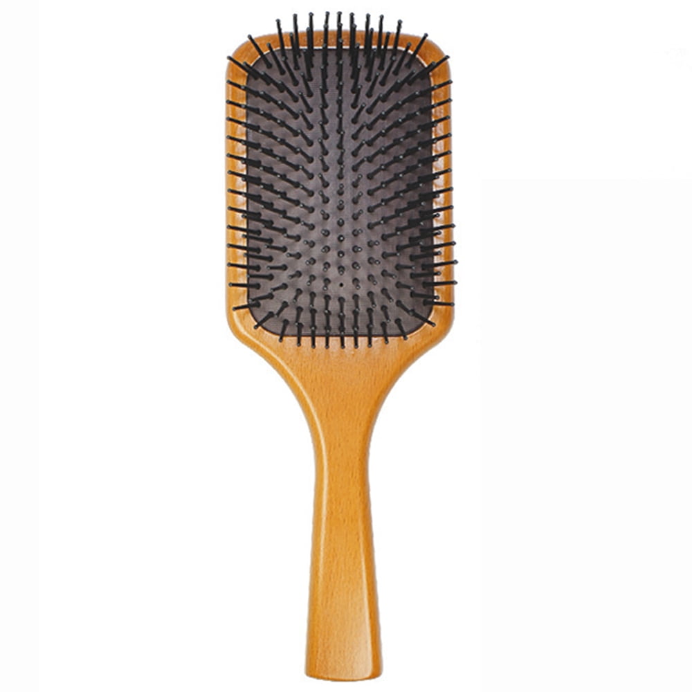 Air cushion massage comb,Wooden Paddle Hair Brush, Anti Static ...