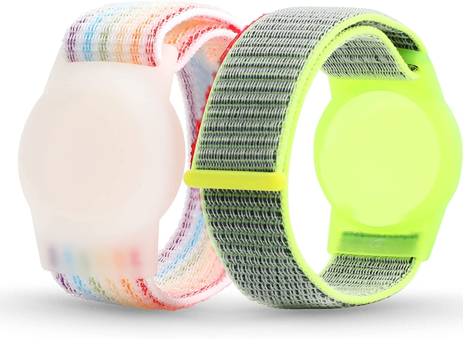 Air tag Wristband Kids(2 Pack), Nylon Air tag Bracelet for Kids ...