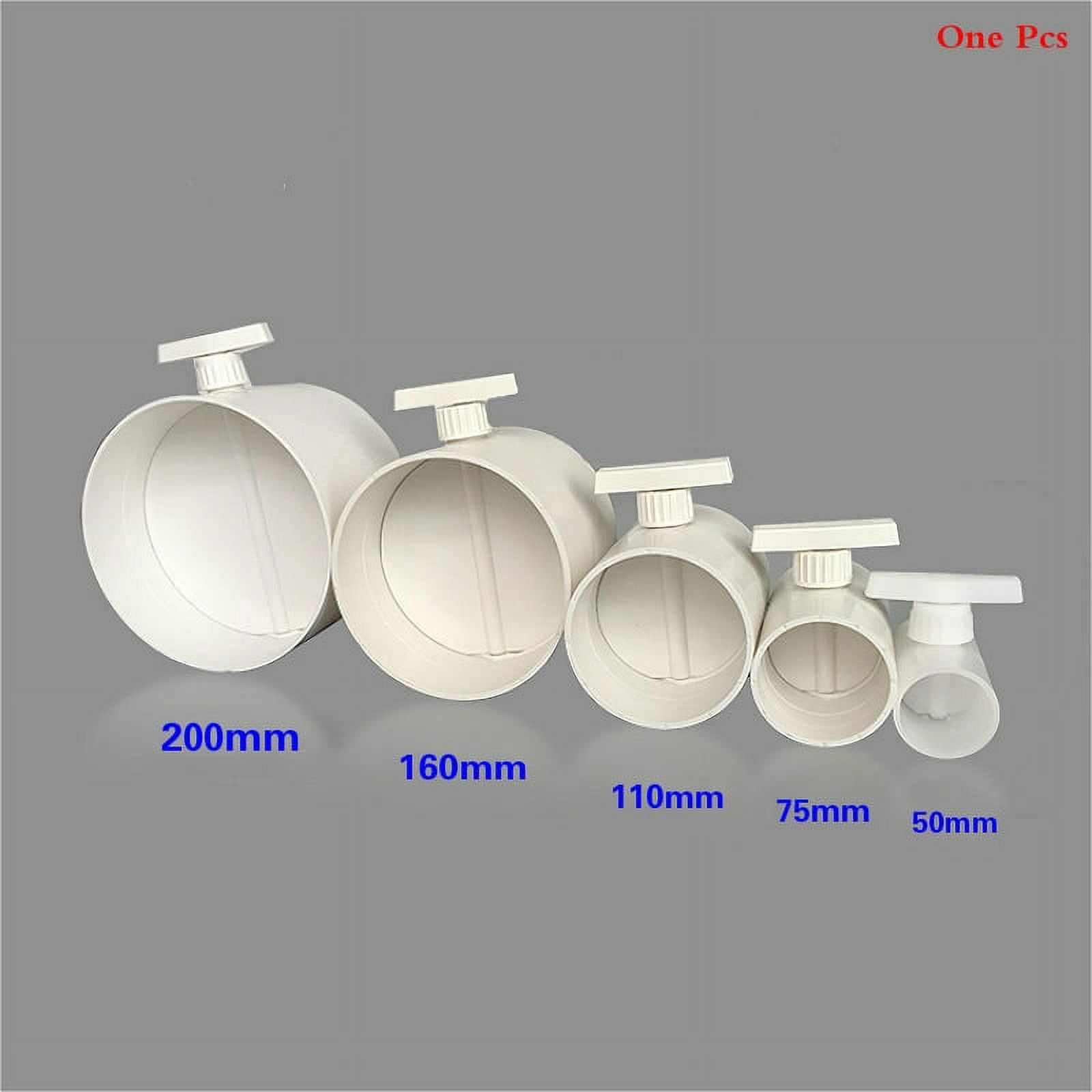Air volume regulating valve air ventilation pipe HVAC Valve ABS Plastic ...