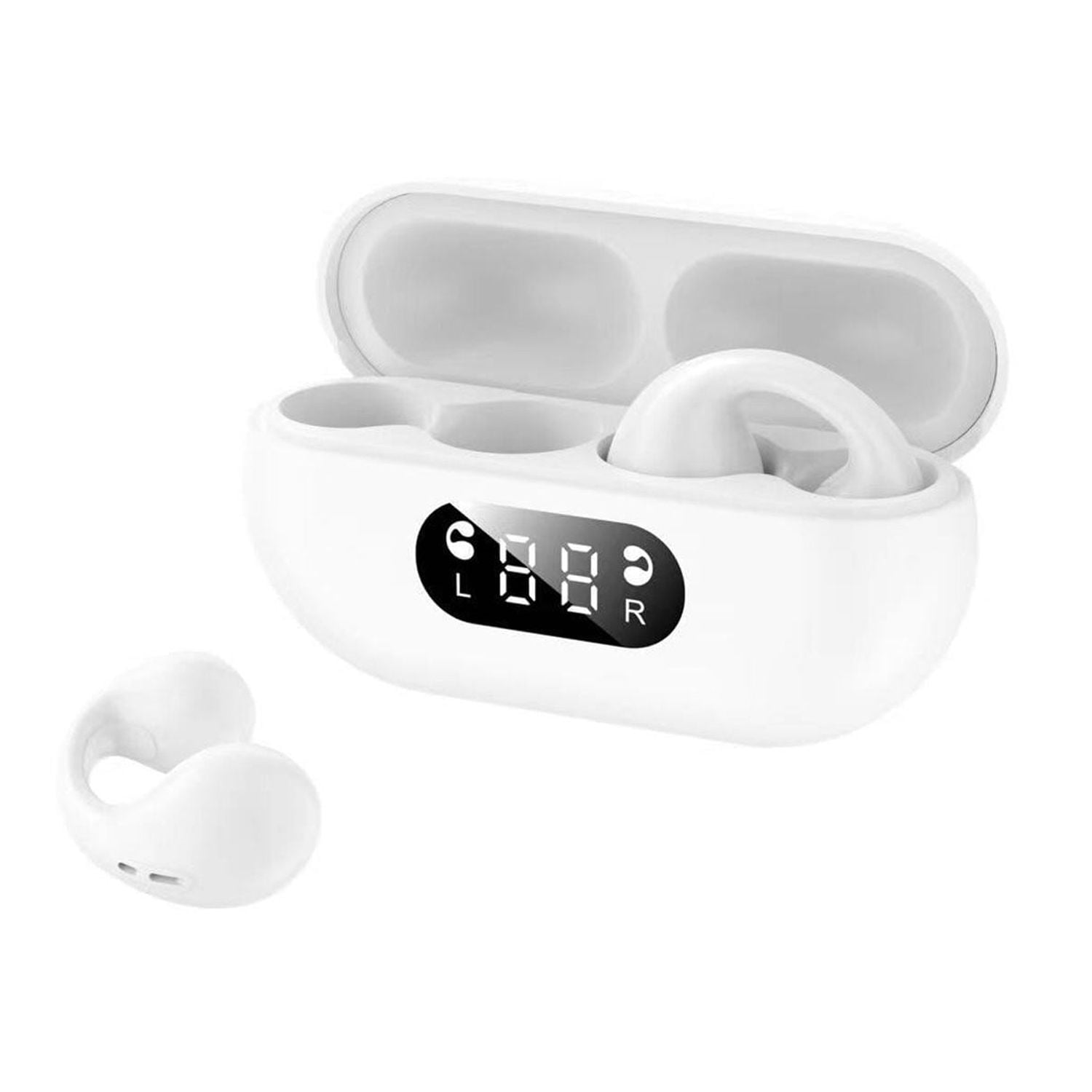 Air52 True Wireless Bluetooth Headset TWS Bone Conduction Clip On Ear ...