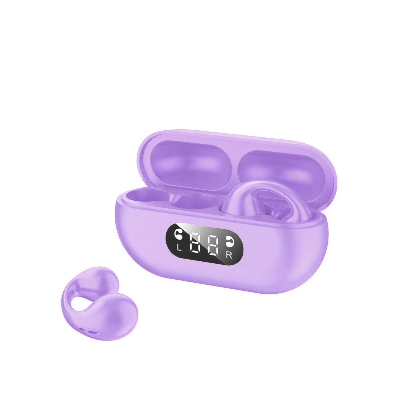 Air52 True Wireless Bluetooth Headset TWS Bone Conduction Clip On Ear ...