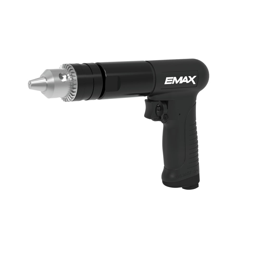 AirBase EATDR05S1P Industrial 1/2 in. 6 CFM Reversible Air Drill ...
