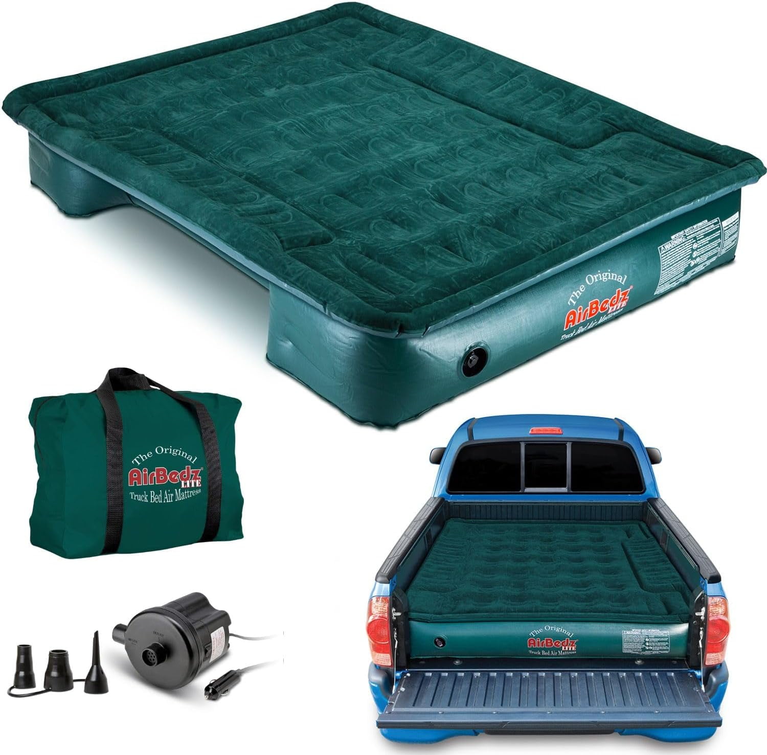 AirBedz Lite PPI PV202C Full Size, Short 6'-6.5' Truck Bed Air Mattress ...
