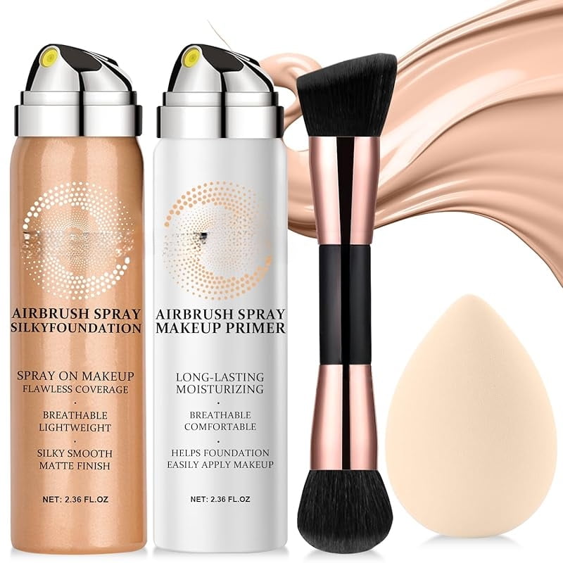 AirBrush Foundation Spray Set, Spray Foundation Makeup and Hydrating ...