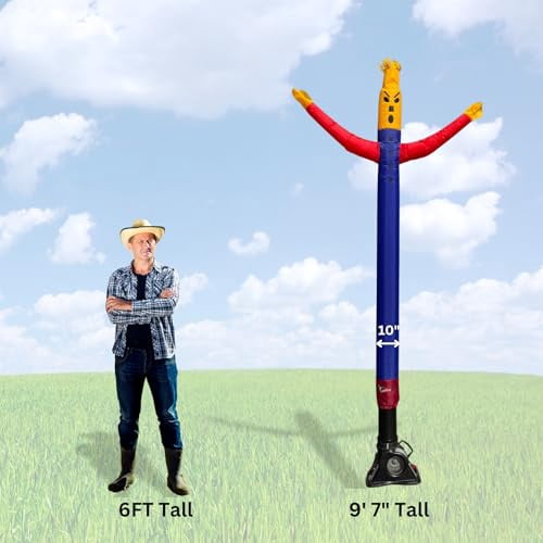 AirCrow® Scare Dancer® 8 ft Electric Inflatable Scarecrow (Raven Blower ...