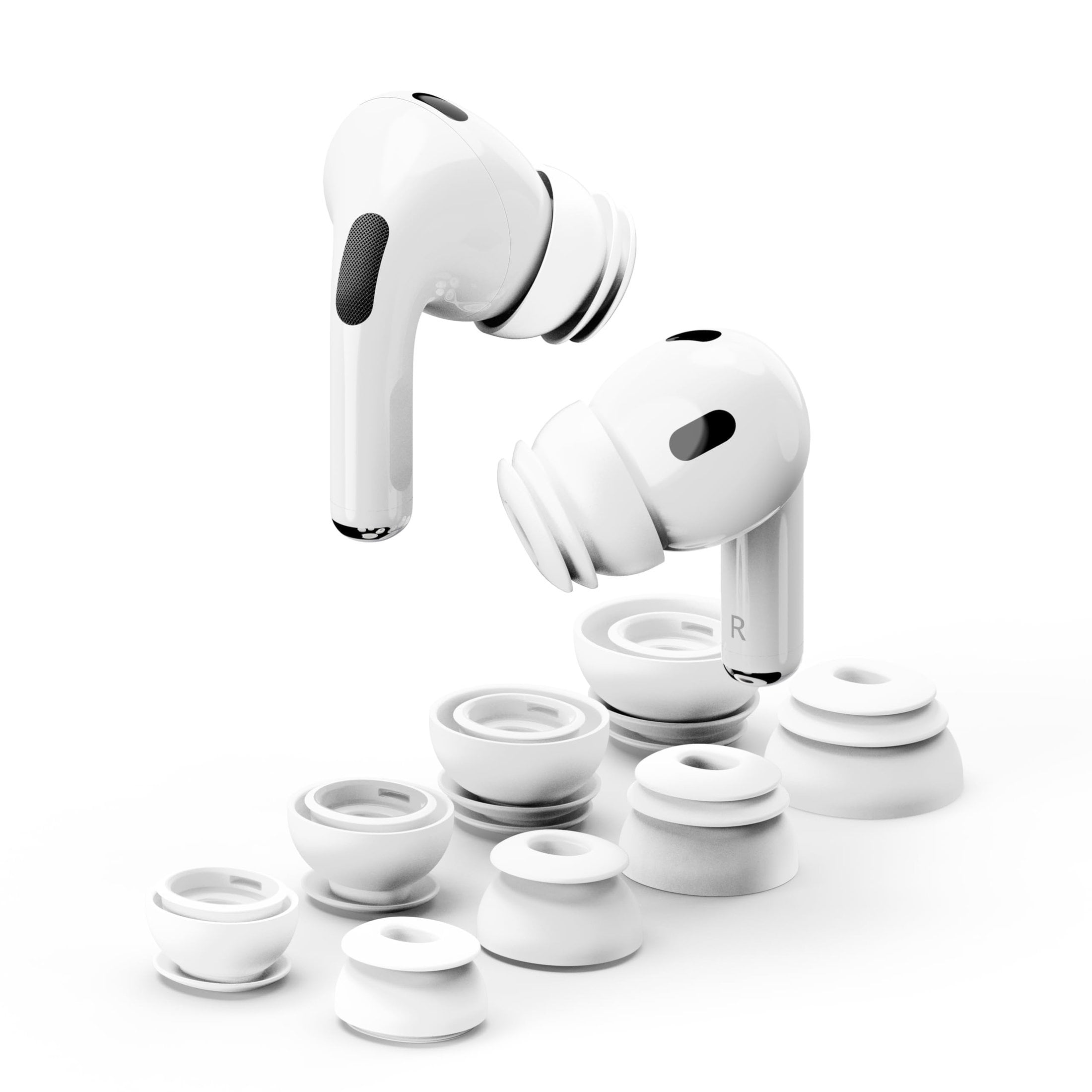 AirFit Multi-Flange Eartips for AirPods Pro 1 and 2 - Medium Size ...