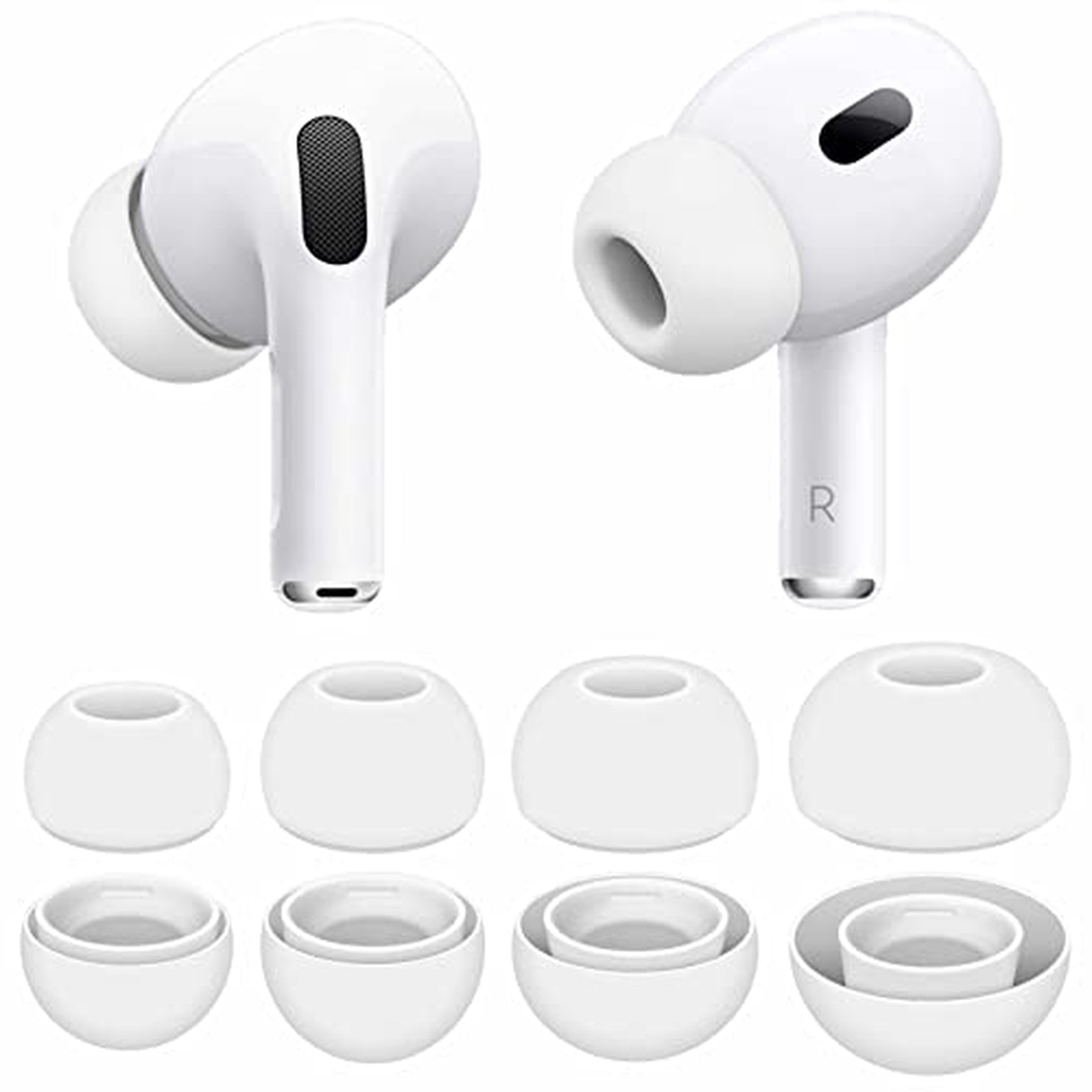 AirFit Pro 2 Silicone Ear Tips Set for AirPods Pro 1 and 2 - Walmart.com