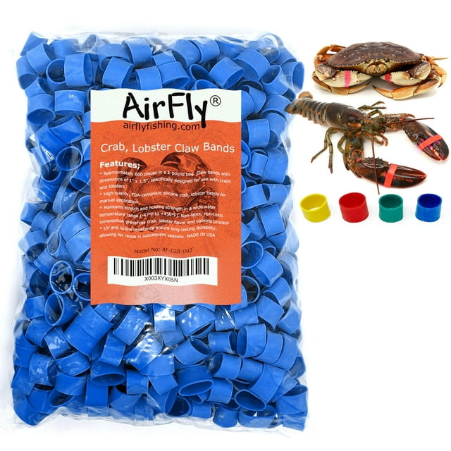 AirFly Crab, Lobster Claw Rubber Bands, Protect Lobsters & Crabs, Cook ...