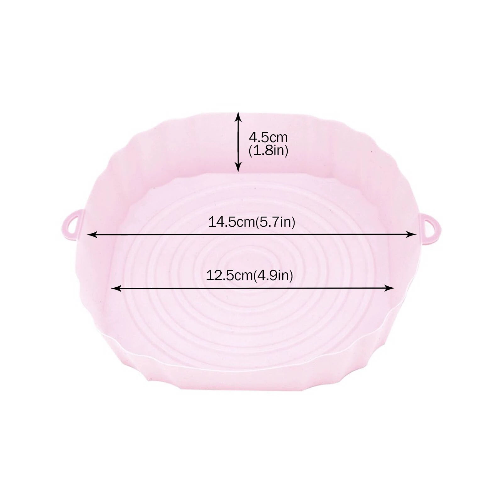 AirFryer Reusable Pot Silicone Easy To Clean Oven For Round Liner Pizza ...