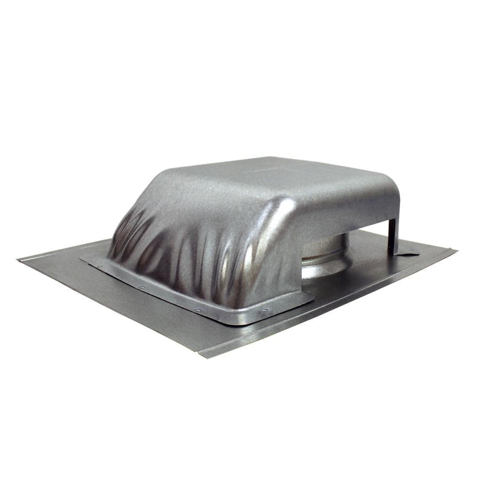 AirHawk 40 sq. in. NFA Galvanized Slant-Top Roof Louver Static Vent in ...