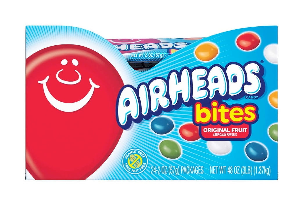 AirHeads Bites, Fruit, 2 oz, 24 ct 1PK - Walmart.com