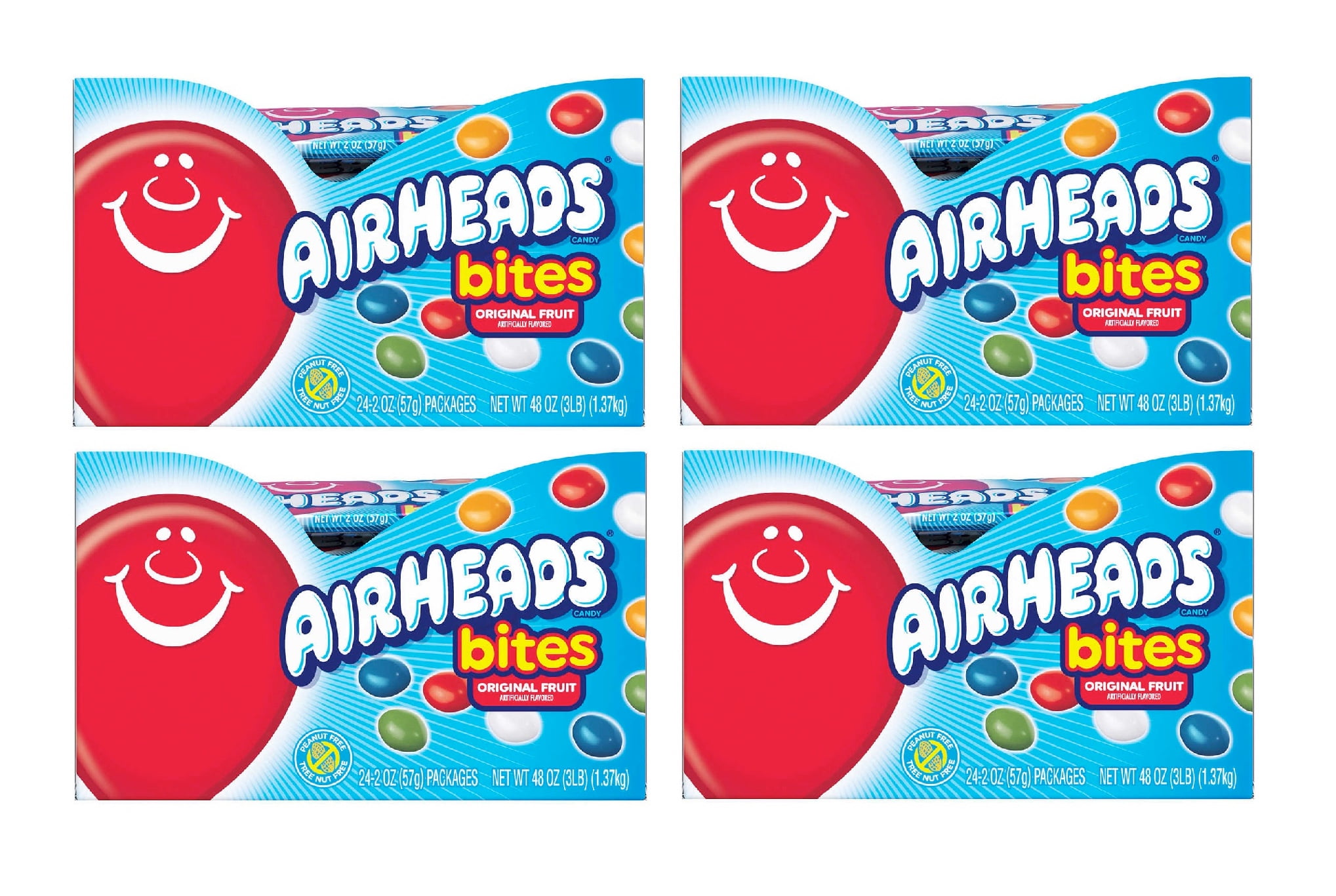 AirHeads Bites, Fruit, 2 oz, 24 ct 4PK - Walmart.com