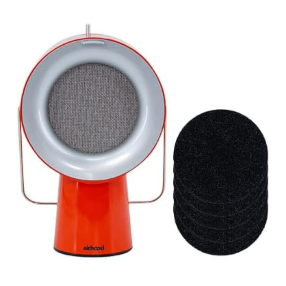 AirHood Wireless Portable Kitchen Air Cleaner with 5 Activated Charcoal ...