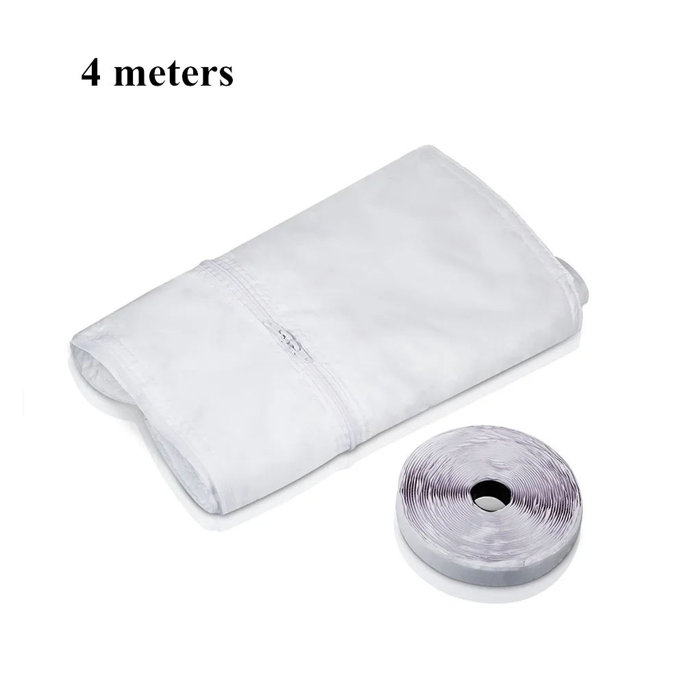 AirLock Portable AC Window Seal - 4M Flexible Vent Cover with Zipper ...