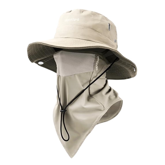 AirLoni 2 In 1 Breathable Fisherman Hat Wide Brim with Neck Flap and ...