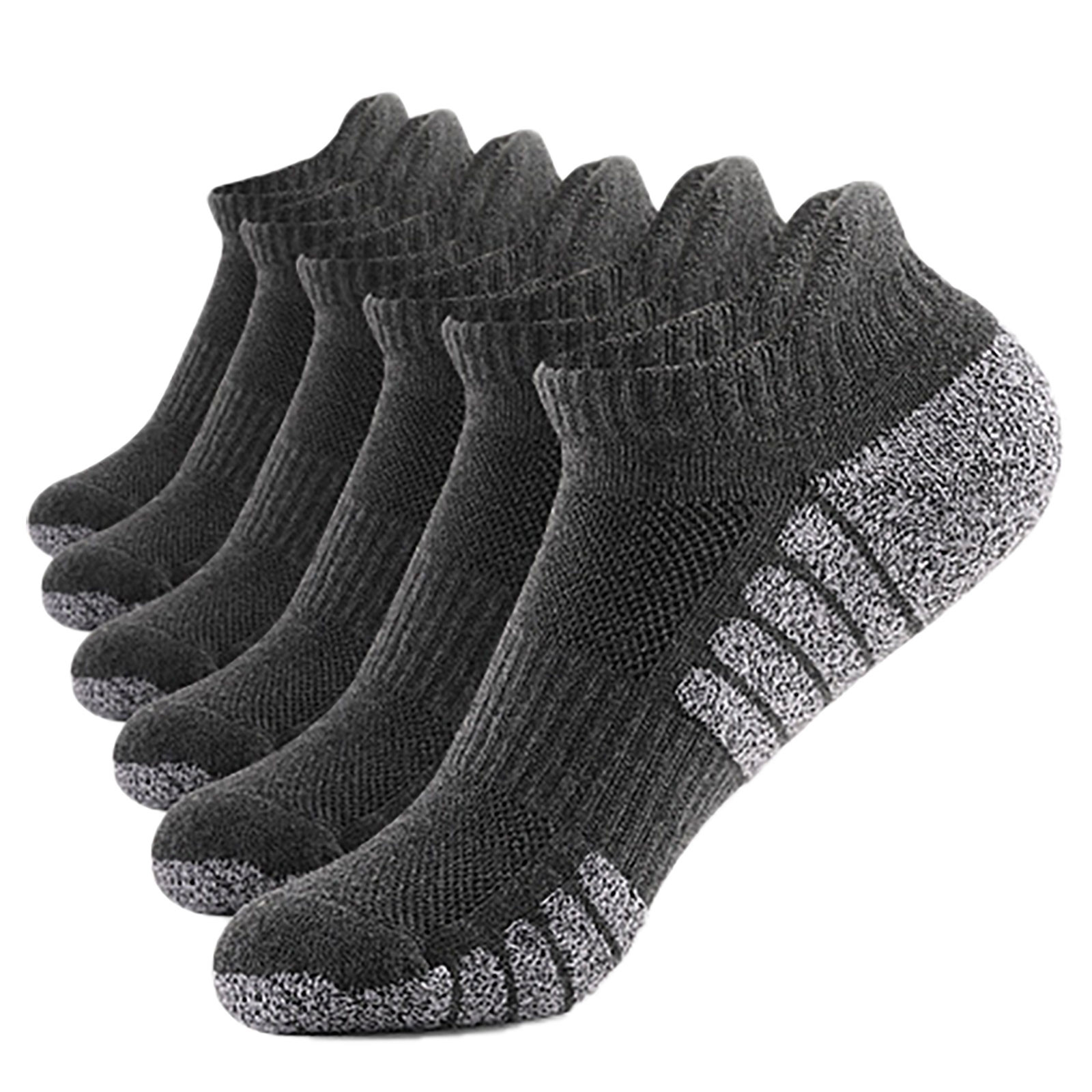 AirLoni 6 Pairs Unisex Sports Socks Short Cut Cotton Breathable Sweat AirLoni 6 Pairs Unisex Sports Socks Short Cut Cotton Breathable Sweat