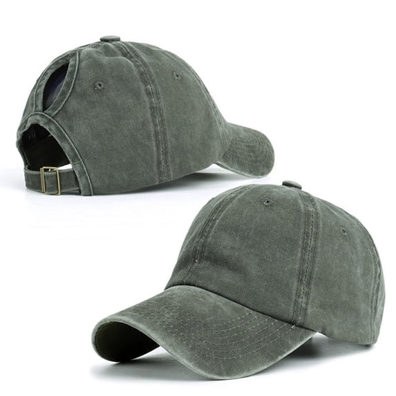 AirLoni Unisex Sun Visor Caps Lightweight Adjustable Foldable Ponytail ...