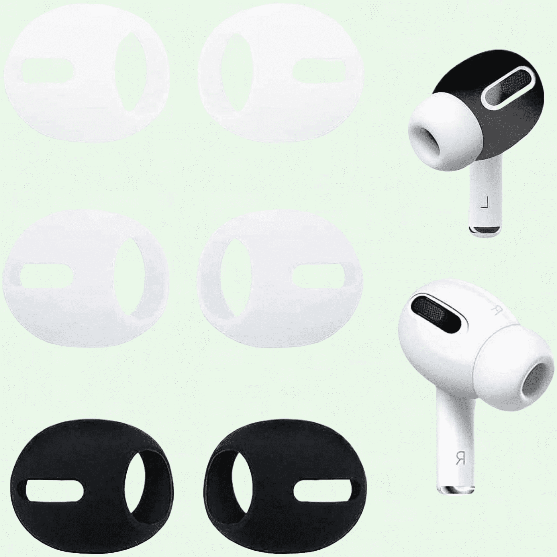 AirPod Pro 2 Ear Tips Ear Gels Anti-Slip Silicone Cover for AirPods Pro ...