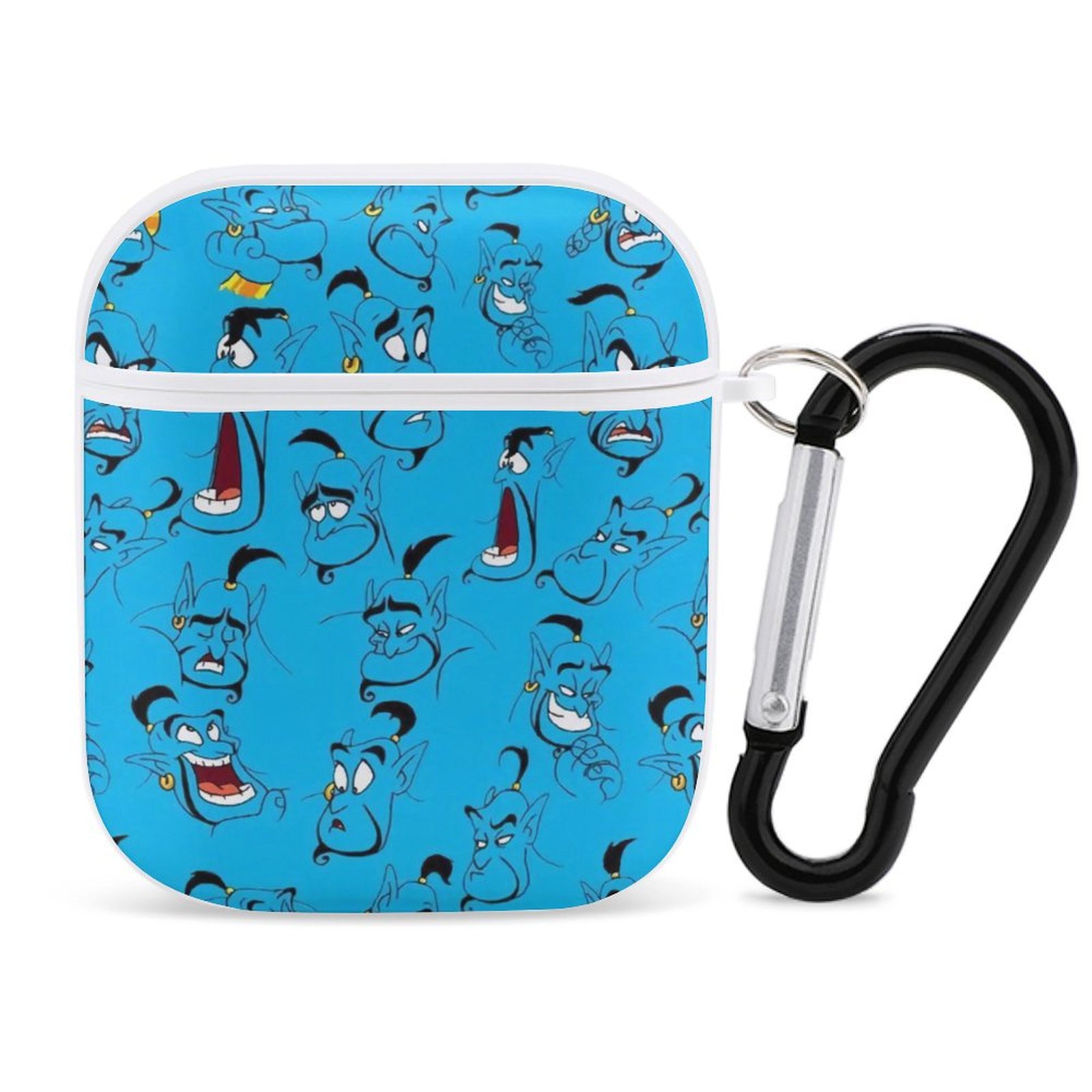 for AirPods 2nd & 1st Generation Case Cover,Aladdin Genie Face Airpods ...