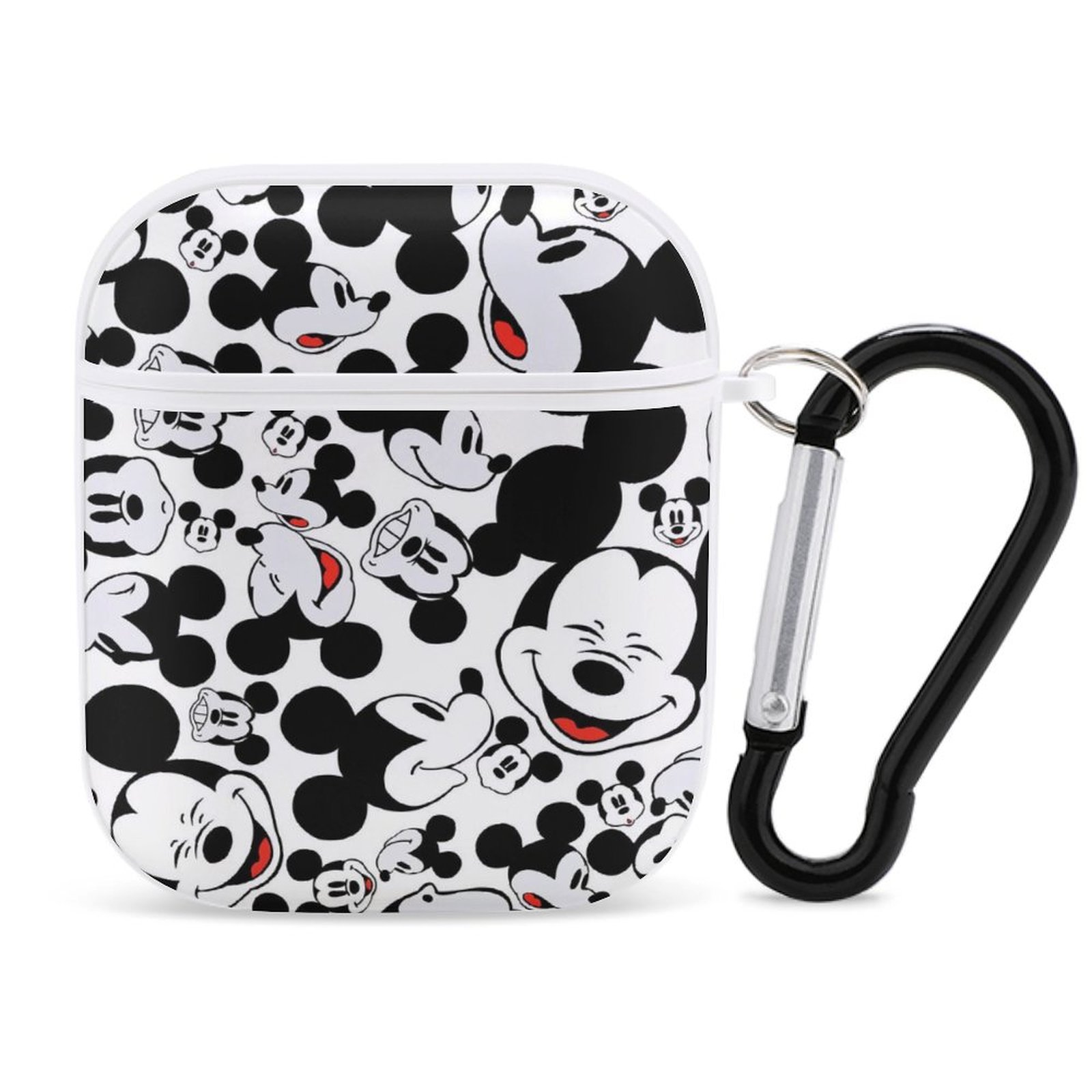 for AirPods 2nd & 1st Generation Case Cover,Black And White Mickey ...