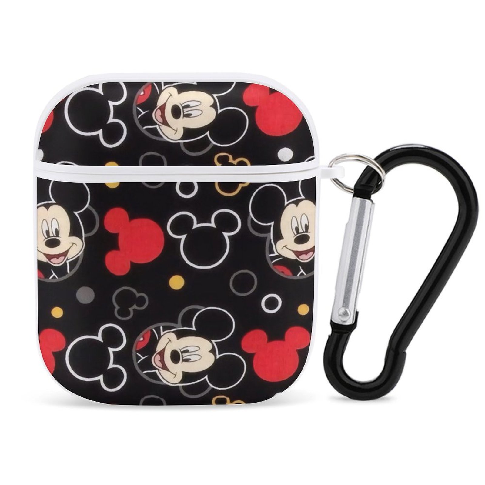 for AirPods 2nd & 1st Generation Case Cover,Black Red Mickey Mouse ...