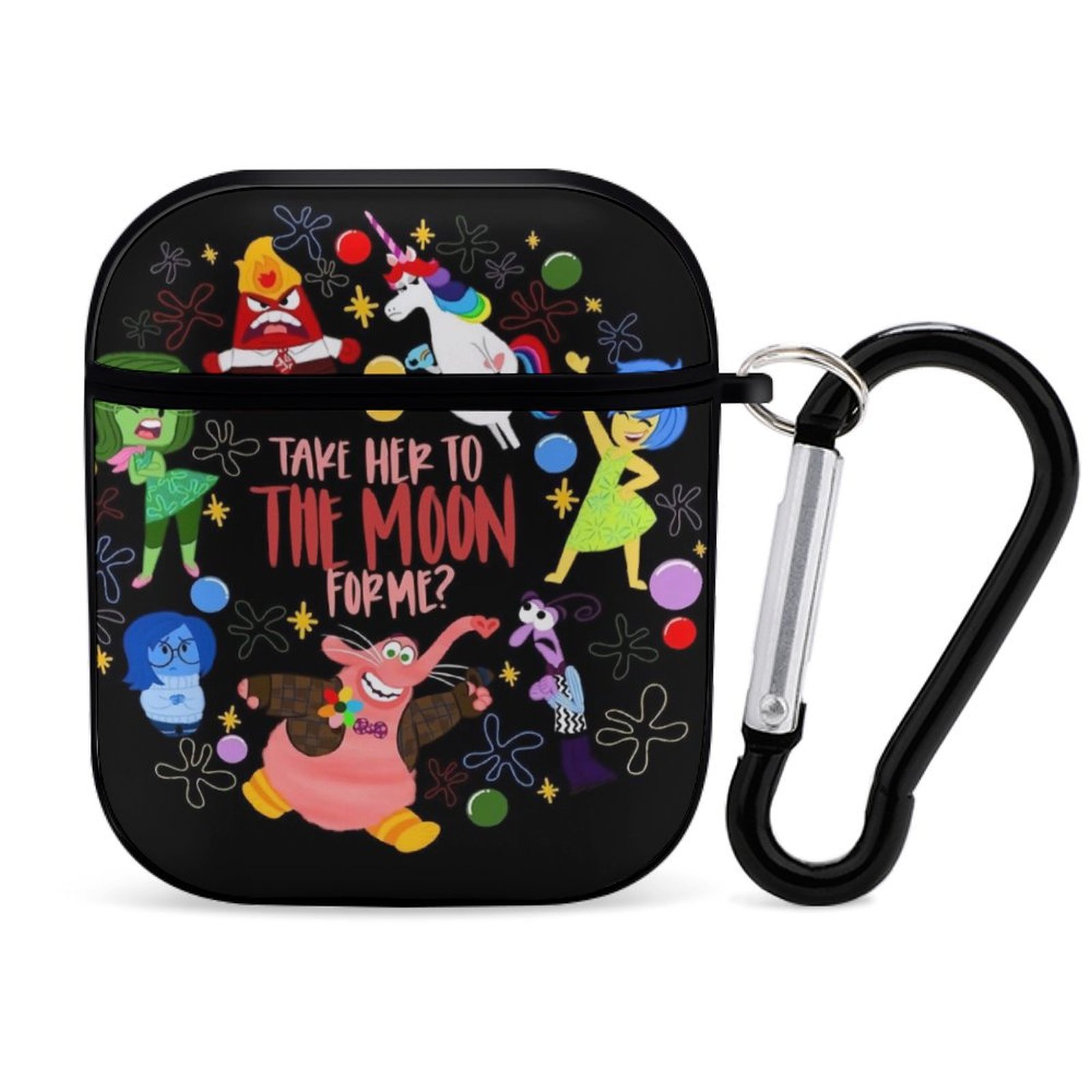 for AirPods 2nd & 1st Generation Case Cover,Disney-Pixar Inside Out ...