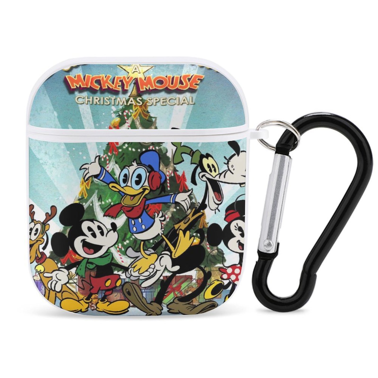 for AirPods 2nd & 1st Generation Case Cover,Duck The Halls A MICKEY ...