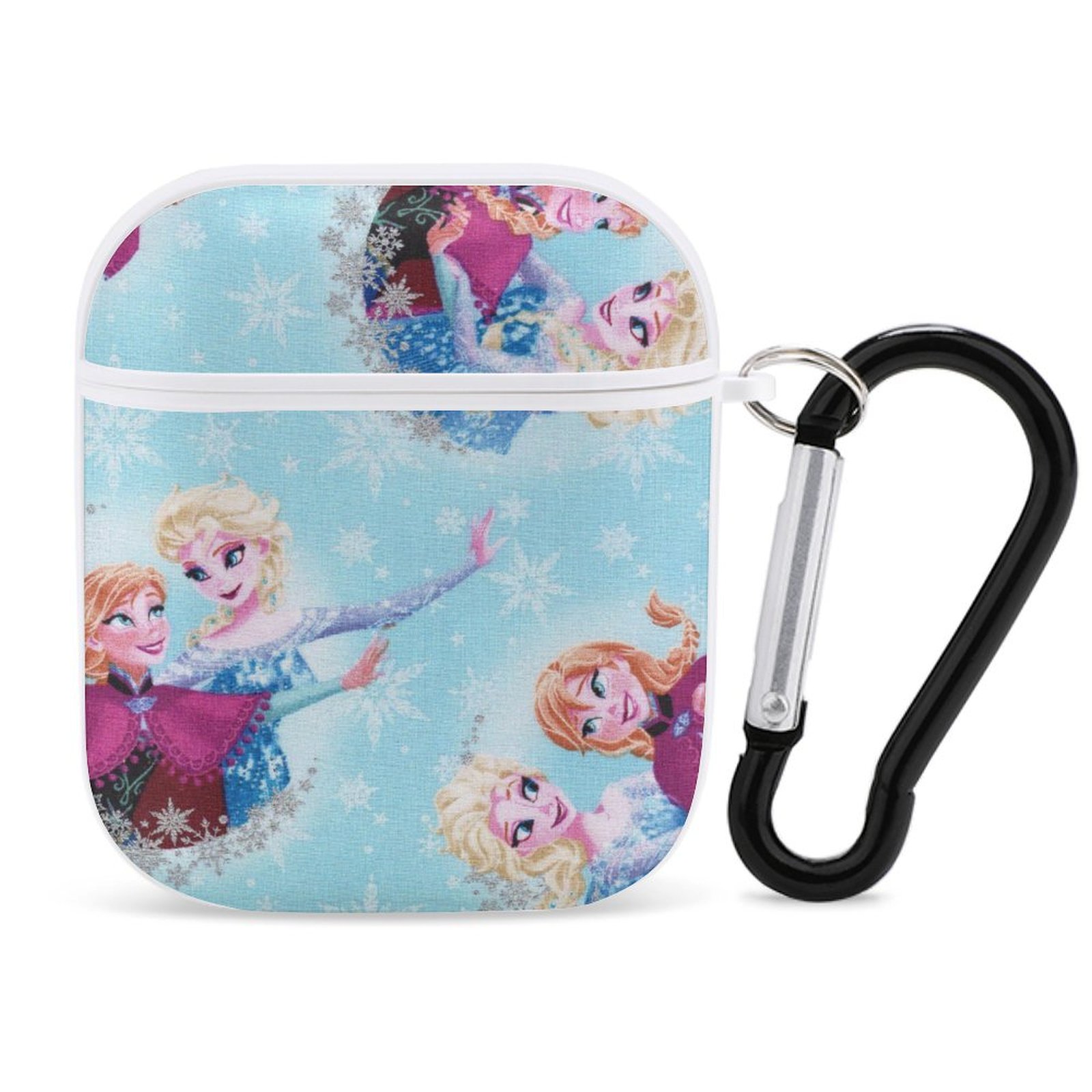 for AirPods 2nd & 1st Generation Case Cover,Frozen Elsa&Anna Blue ...
