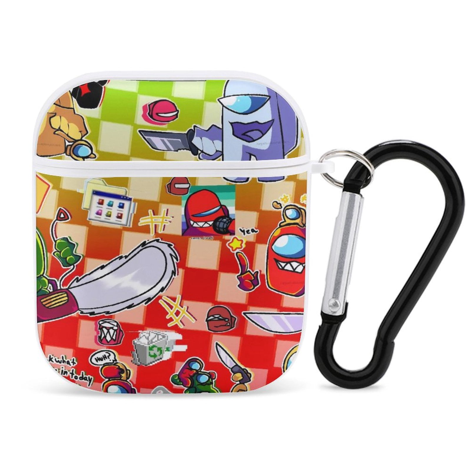 for AirPods 2nd & 1st Generation Case Cover,Gaming Among-Us Imposter ...