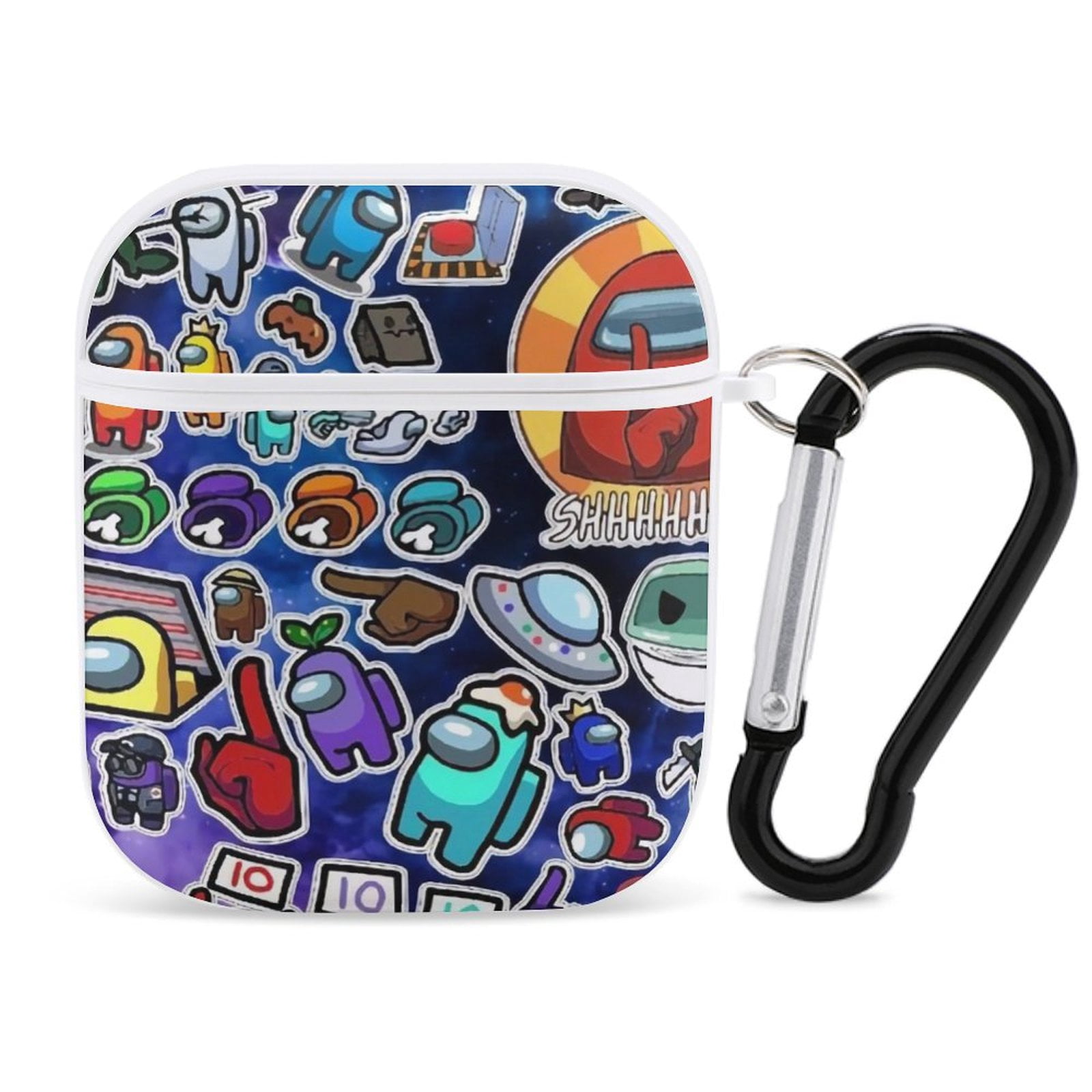 for AirPods 2nd & 1st Generation Case Cover,Gaming Among-Us Sticker ...