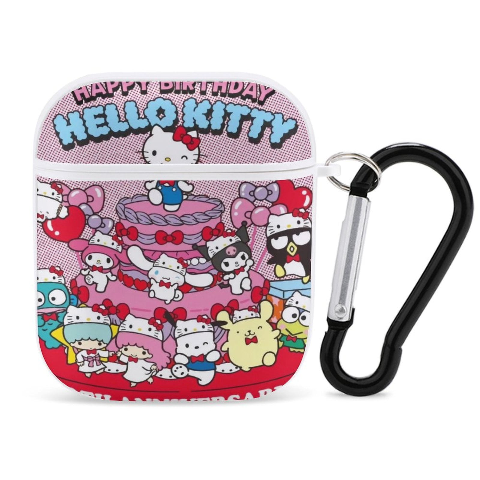 for AirPods 2nd & 1st Generation Case Cover,HAPPY BIRTHDAY HELLO KITTY ...